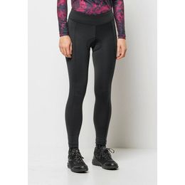 Jack Wolfskin Radlerhose MOROBBIA TIGHTS W, schwarz