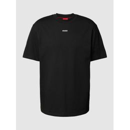 Hugo T-Shirt mit regulärem Schnitt und Label-Print