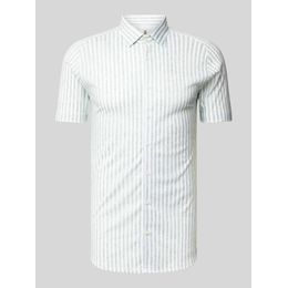 DESOTO Slim Fit Business-Hemd in Melange-Optik
