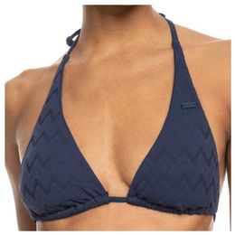 Roxy - Women's Current Coolness Elongated Tri - Bikini-Top Gr L blau