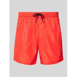 Guess Badehose mit Logo-Muster