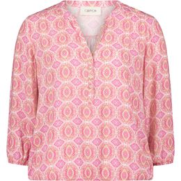 Cartoon Bluse, 3/4-Arm, für Damen, pink, 42