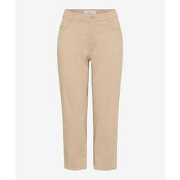 Brax Damen Caprihose Style MARY C, Beige, Gr. 32