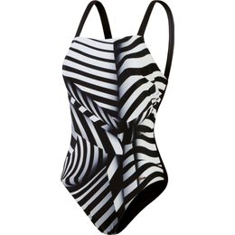 Speedo® Badeanzug "Amberglow", Bustunterstützung, schmale Träger, für Damen, schwarz, 38