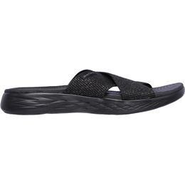 Skechers® O-T-G Womans Sandals Sandalen, flach, Schlupf, für Damen, schwarz, 40