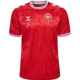 Hummel® Dänemark Heimtrikot 2024, für Herren, rot, XXL