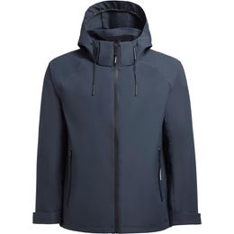 khujoTM Übergangsjacke, Kapuze, Stehkragen, für Herren, blau, M