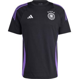 Adidas Fußballshirt, Baumwolle, für Herren, schwarz, S