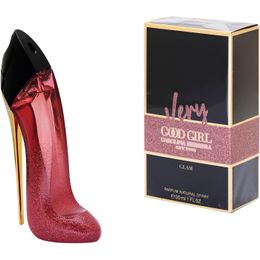 Eau de Parfum Carolina Herrera "Good Girl Glam" Parfüms Gr. 30 ml, rot (transparent) Damen Eau de Parfum