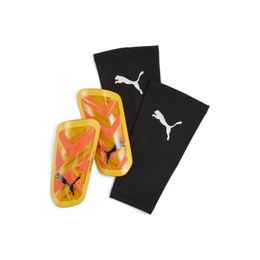 Puma Fußball Schienbeinschoner ULTRA Flex Sleeve Fußball Schienbeinschoner Erwachsene, orange|rosa