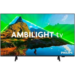 G (A bis G) Philips LED-Fernseher "50PUS8349/12" Fernseher schwarz (mattschwarz) LED Fernseher