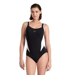 arena Badeanzug "Makimurax", Rücken-Ausschnitt, verstellbare Träger, für Damen, schwarz, 44