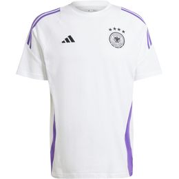 Adidas Fan-T-Shirt, DFB EM 2024, Baumwolle, für Herren, weiß, XL