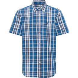 Mustang® Freizeithemd, Regular Fit, Kurzarm, Button-Down-Kragen, für Herren, blau, M