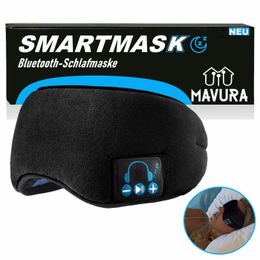 MAVURA Schlafmaske SMARTMASK Augenmaske Schlafmaske Schlafkopfhörer Schlafbrille