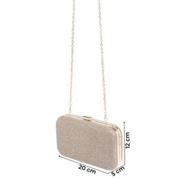 Mascara Clutch (1-tlg), goldfarben