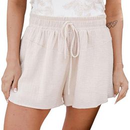 BlauWave Cargoshorts Frauen Hohe Taille Kurze Hosen Weites Bein Shorts (1-tlg.