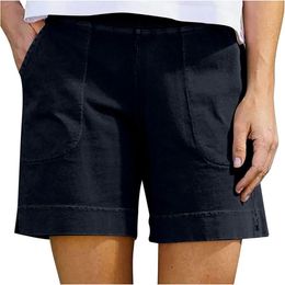 BlauWave Cargoshorts Shorts Damen Sommer Kurze Hosen Solid Color (1-tlg.