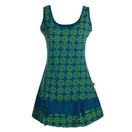 Vishes Sommerkleid Damen Lagen-Look Träger-Kleid Jersey-Tunika Sommerkleid Elfen