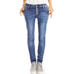 be styled Slim-fit-Jeans Medium waist slim fit Jeans mit Knopfleiste stretch Hose