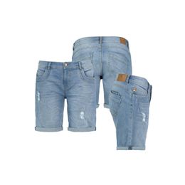 Sublevel Bermudas Damen Jeans Shorts Bermuda Kurze Hose Shorts Short Denim Stretch Denim