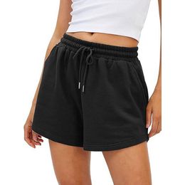 BlauWave Jogginghose Shorts Damen Sommer Sport Shorts Lässige Kurze Hose Baumwolle (1-tlg.