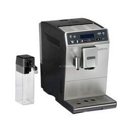 De'Longhi Autentica Cappuccino ETAM 29.660.SB, Vollautomat silber/schwarz Kapazität: 1,3 Liter Verbrauch: 1.450 Watt (Betrieb) Fassungsvermögen: 150 g Bohnenbehälter: 1