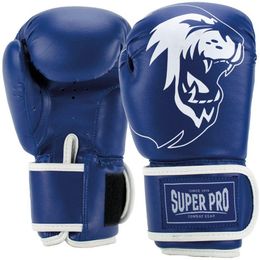 Super Pro Boxhandschuhe Talent, blau|weiß