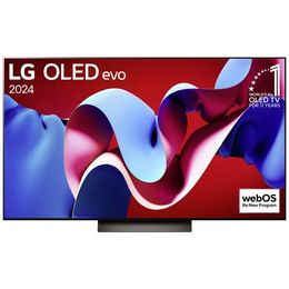 LG Electronics OLED77C47LA 4K OLED evo TV OLED-TV 195 cm 77 Zoll EEK F (A - G) CI+, DVB-C, DVB-S2, DVB-T2, Smart TV, UHD, WLAN Schwarz