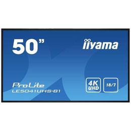 iiyama ProLite LE5041UHS-B1 Digital Signage Display EEK: G (A - G) 127 cm (50 Zoll) 3840 x 2160 Pixel 18/7 Mediaplayer integriert, Lautsprecher integriert