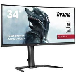 iiyama G-MASTER Red Eagle GB3467WQSU-B5 LCD-Monitor EEK G (A - G) 86.4 cm (34 Zoll) 3440 x 1440 Pixel 21:9 0.4 ms HDMI®, DisplayPort, Kopfhörer (3.5 mm