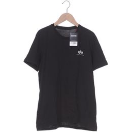 Alpha Industries Herren T-Shirt, schwarz, Gr. 48