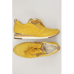 Gabor Damen Sneakers, gelb, Gr. 4.5