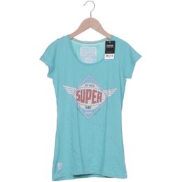 Superdry Damen T-Shirt, türkis, Gr. 36