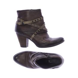 Mjus Damen Stiefelette, braun, Gr. 38