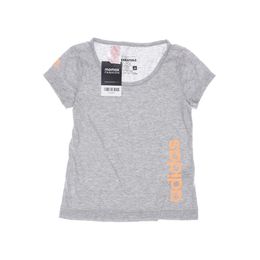Adidas Damen T-Shirt, grau, Gr. 128