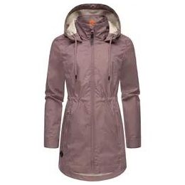 Kurzmantel Ragwear "Dakkota II" Gr. XL (42), lila (mauve) Damen Mäntel Wasserdichter Outdoormantel für die Übergangszeit