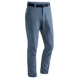 Funktionshose Maier Sports "Torid slim" Gr. 56, Normalgrößen, blau (jeansblau) Herren Hosen Wanderhose, atmungsaktive Outdoor-Hose, 4 Taschen, Slim Fit