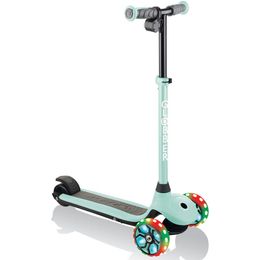 E-Scooter Globber "ONE K E-MOTION 4 PLUS, mit Leuchtrollen" Scooter grün Elektroscooter