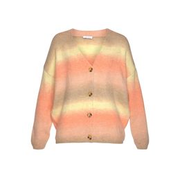 Lascana Strickjacke Damen Gr&ouml;&szlig;e M beige / gelb / orange