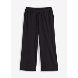 bonprix Culotte Pyjamahose mit Eingriffstaschen aus Bio-Baumwolle