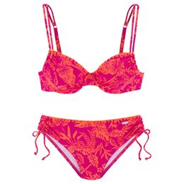 Venice Beach Bikini Damen Gr&ouml;&szlig;e XXL orange / pink