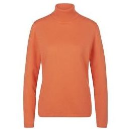 Rollkragen-Pullover aus Schurwolle und Kaschmir include orange, 42