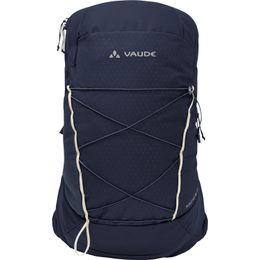 Vaude Wanderrucksack "Agile Air 18", wasserabweisend, trinksystemkompatibel, für Damen, blau, Einheitsgröße
