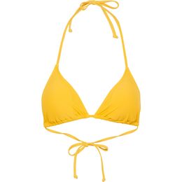 Chiemsee Triangel Bikini-Oberteil, Neckholder, für Damen, gelb, 42