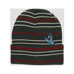 Santa Cruz Screaming Mini Hand Stripe Beanie sage stripe