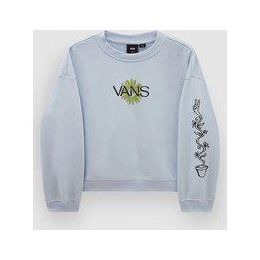 Vans Bee Peace Slouchy Crew Sweater halogen blue