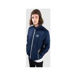 Ortovox Hooded Fleecejacke deep ocean