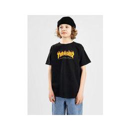 Thrasher Flame Kids T-Shirt black