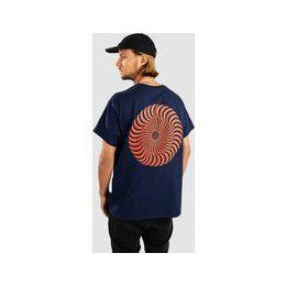 Spitfire Classic Swirl Overlay T-Shirt red & gold print